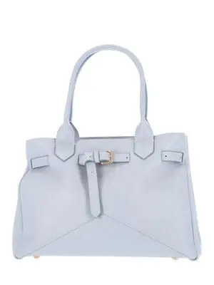 BALLANTYNE Leather Top Handle Bag - Blue