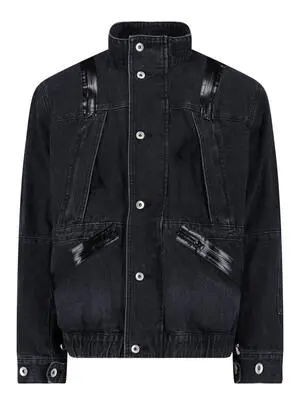 Sacai Cotton Poplin Jacket - Black