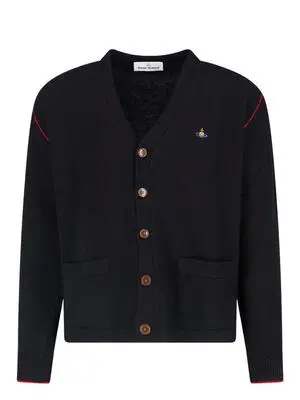 VIVIENNE WESTWOOD Wool-cashmere Crew Neck Sweater - Black