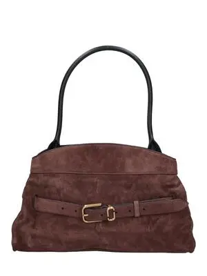 Marc Jacobs MARC JACOBS Suede Cow Leather Mini Handbag Brown