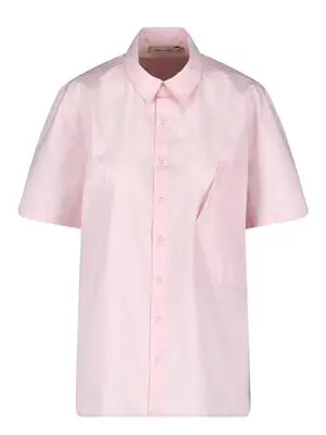 Paloma Wool Organic Cotton Short Sleeve Shirt - Pink