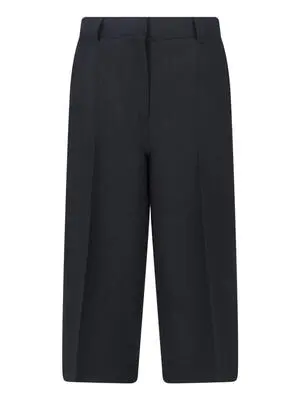Filippa K Tailored Trousers In Wool-blend With Stretch - Black