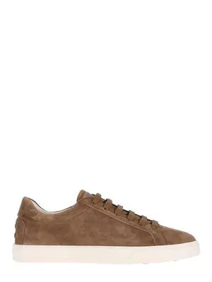 TOD`S Tod's Calf Leather Flap Sneakers - Brown