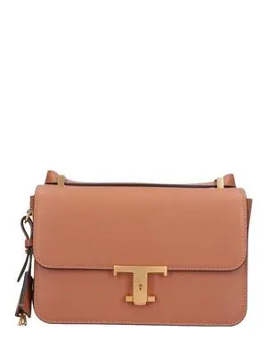 TOD`S Tod's Luxury Calf Leather Flap Bag - Brown