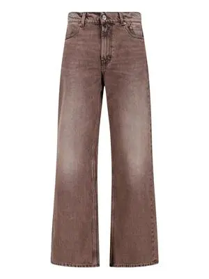 Our Legacy Relaxed Fit Jeans In Organic & Recycled Cotton - Brown