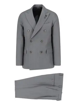 LARDINI Linen Dress - Grey