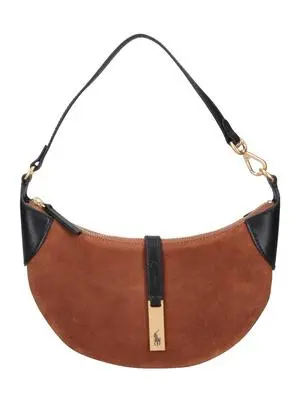 Polo Ralph Lauren Polo Ralph Lauren 100% Cow Suede Crossbody Bag Brown