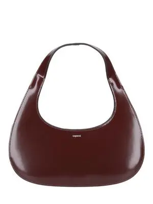 Coperni Leather Mini Bag With Sculpted Hardware Detail - Brown