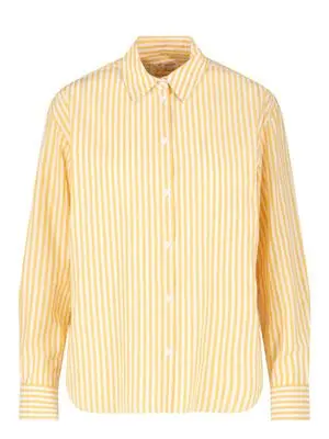 MC2 SAINT BARTH Striped Button-up Shirt - Yellow