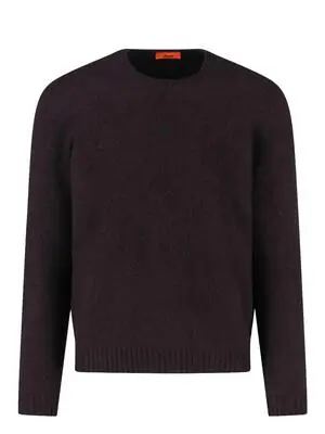 DRUMOHR DRUMOHR 100% Lambswool Crewneck Sweater Brown