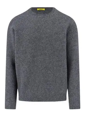 DRUMOHR DRUMOHR 100% Lambswool Crewneck Sweater Grey