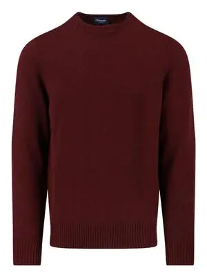 DRUMOHR DRUMOHR 100% Cashmere Crew Neck Sweater Red