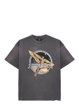 REPRESENT Graphic Cotton T-shirt - Grey