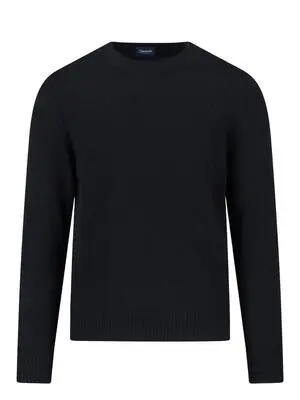 DRUMOHR 100% Cashmere Turtleneck Sweater - Black