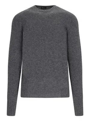 DRUMOHR 100% Cashmere Sweater - Grey