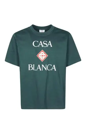 Casablanca Classic Organic Cotton T-shirt - Verde