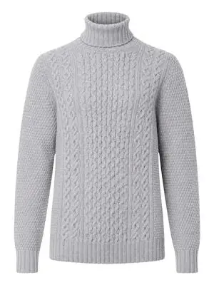 DRUMOHR Crewneck Wool Sweater - Grey