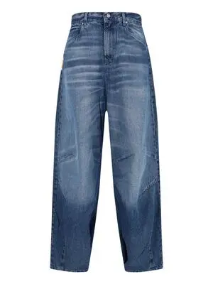 PDF 100% Cotton Relaxed Fit Jeans - Blue