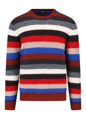 DRUMOHR 100% Lambswool Crewneck Sweater - Multicolour