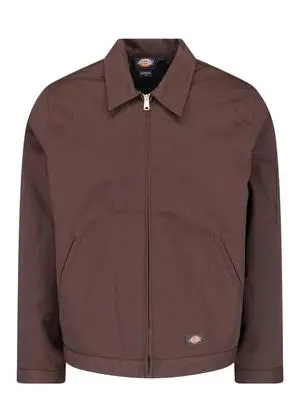 Dickies Zip Front Work Jacket - Brown