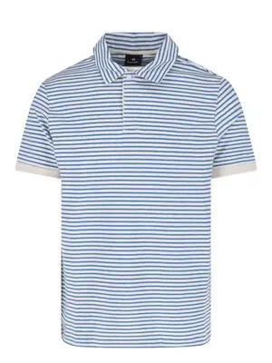 Paul Smith Cotton-linen Polo Shirt - Grey