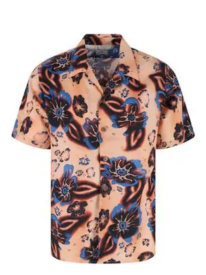 Paul Smith 100% Lyocell Button-down Shirt For - Orange