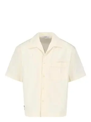 ENTIRE STUDIOS Short Sleeve Cotton Shirt - White