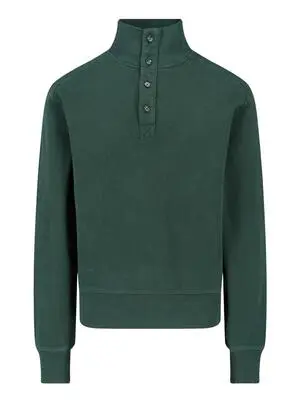 ENTIRE STUDIOS 100% Cotton Zip Up Hoodie - Green