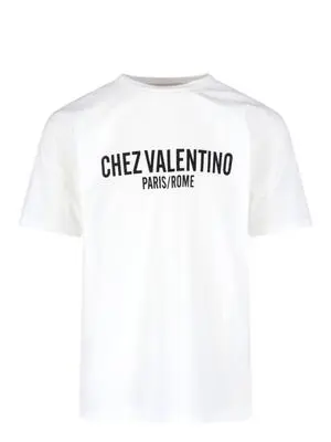 Valentino Garavani Light & Natural 100% Cotton T-shirt - White