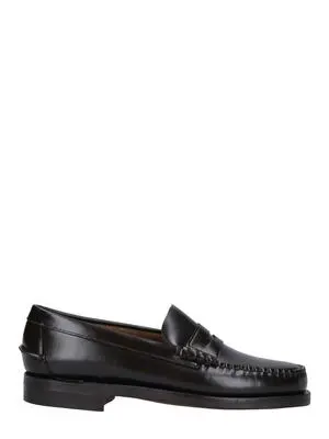 SEBAGO SEBAGO Flat Leather Loafers Brown