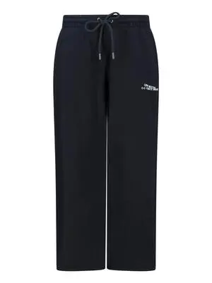 Off-White 100% Cotton Utility Trousers - Black