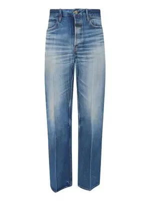 Fear Of God Relaxed Fit Denim Jeans - Blue