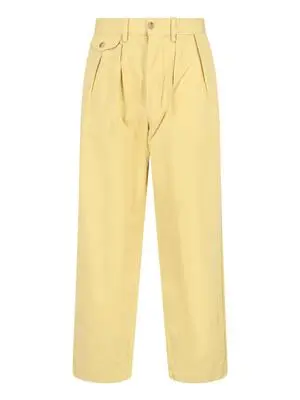 Polo Ralph Lauren 100% Cotton Tailored Trousers - Yellow