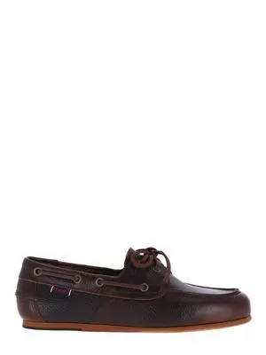 SEBAGO Classic Leather Lace-up Flat Shoes - Brown