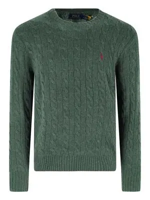 Polo Ralph Lauren Cable-knit Crewneck Sweater - Green