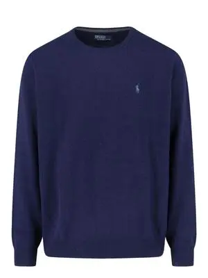 Polo Ralph Lauren 100% Wool Crew Neck Sweater - Blue