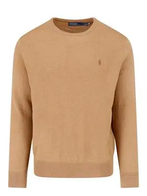 Polo Ralph Lauren Polo Ralph Lauren 100% Wool Crew Neck Sweater Brown