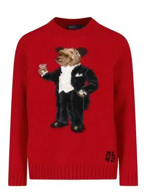 Polo Ralph Lauren Polo Ralph Lauren 100% Wool Crew Neck Sweater Red