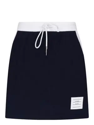 THOM BROWNE THOM BROWNE Drawstring Mini Skirt