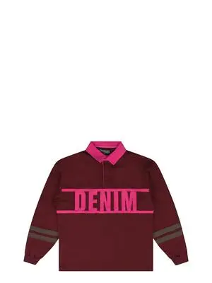 DENIM TEARS Sport Rugby Shirt - Red