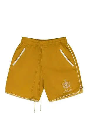 Rhude Mustard Shorts - Yellow