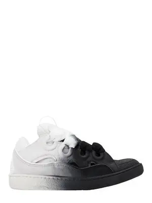 LANVIN Spray Curb Sneaker White - Black