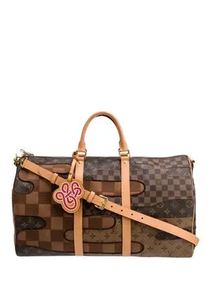 LOUIS VUITTON X Nigo Keepall Bandouliere 50 - Brown