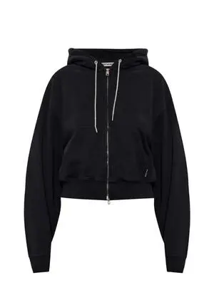 Alexander Wang Zip-up Hoodie - Black