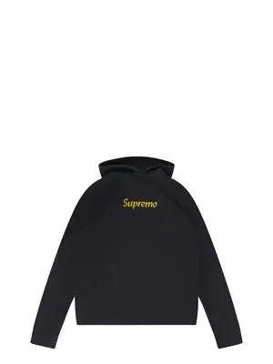 Rhude Supremo Hoodie - Black
