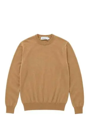 MAISON LOINTAINE Pure Prestige Cashmere Crew Neck Sweater - Brown