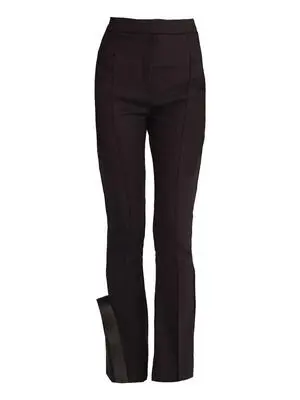 MIRIMALIST Tux Flare Pants With 3d Band Detail - Black