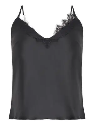 AVENUE 8 Lace Detailed Camisole - Black