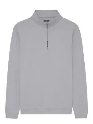 BOAST Greenwich Quarter Zip 2.0 - Cloud Heather