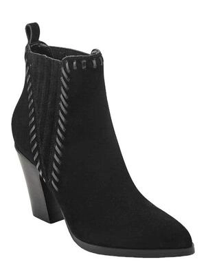 Marc Fisher Alvira Suede Bootie - Black